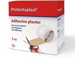 Elastische pleister Protectaplast bruin op rol 6cmx5m Kantoormateriaal.shop