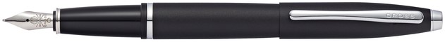 Schrijfset Cross balpen en vulpen Calais medium mat zwart ...